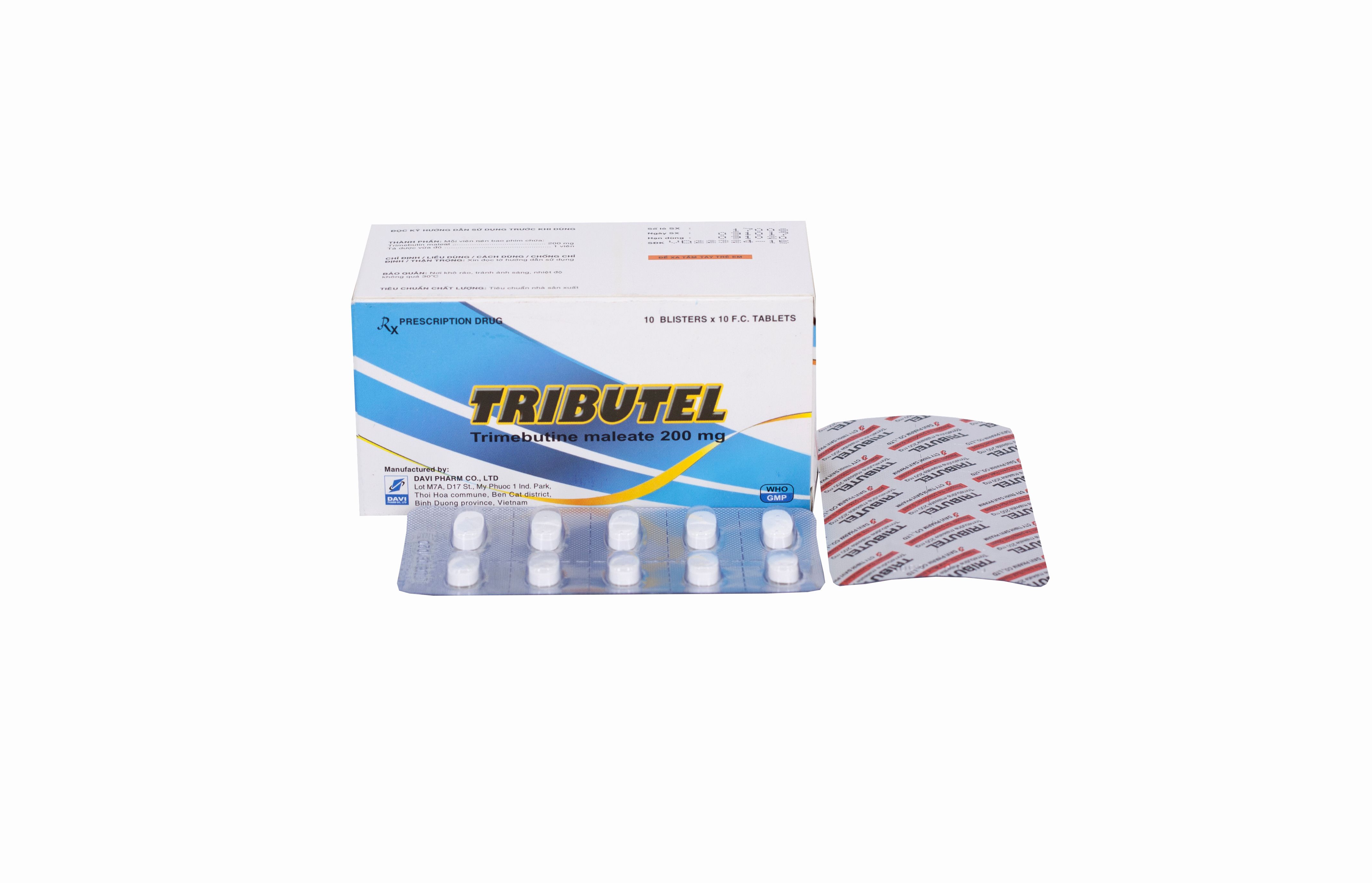 Tributel Trimebutin 200mg Davipharm (h/100v)